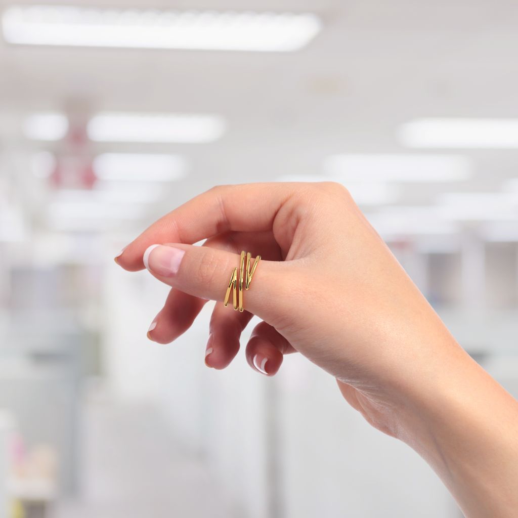 The Perene Thumb Ring BlueStone