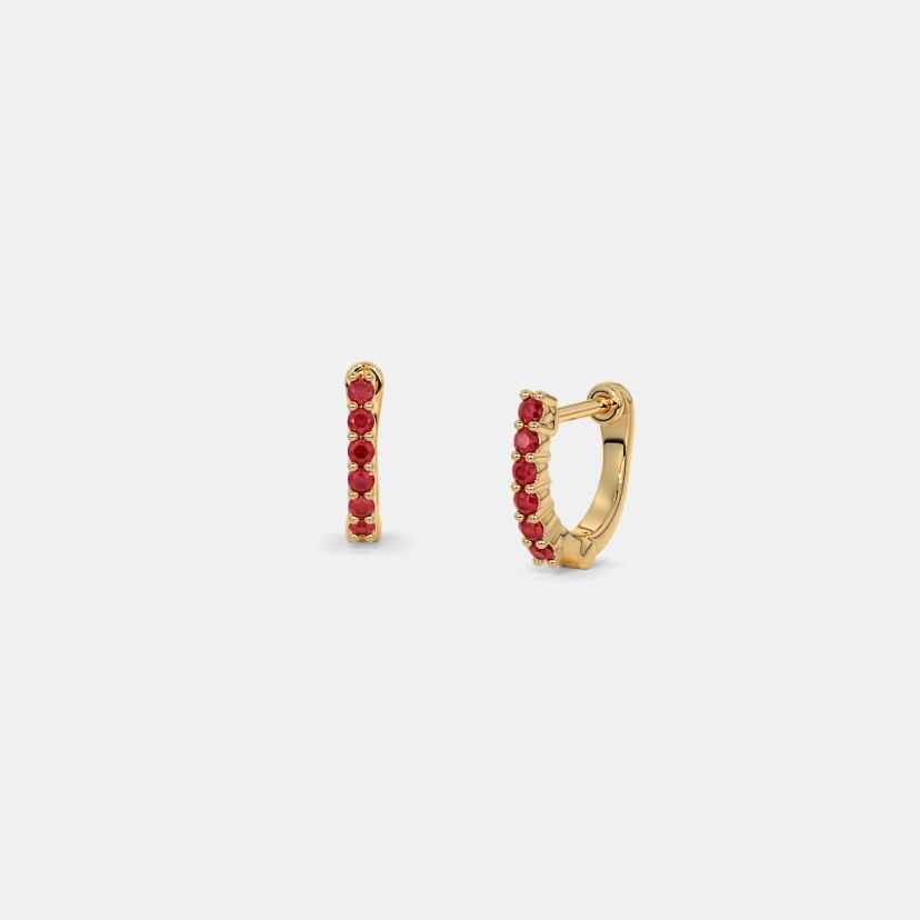 ruby stone earrings under ₹ 5000