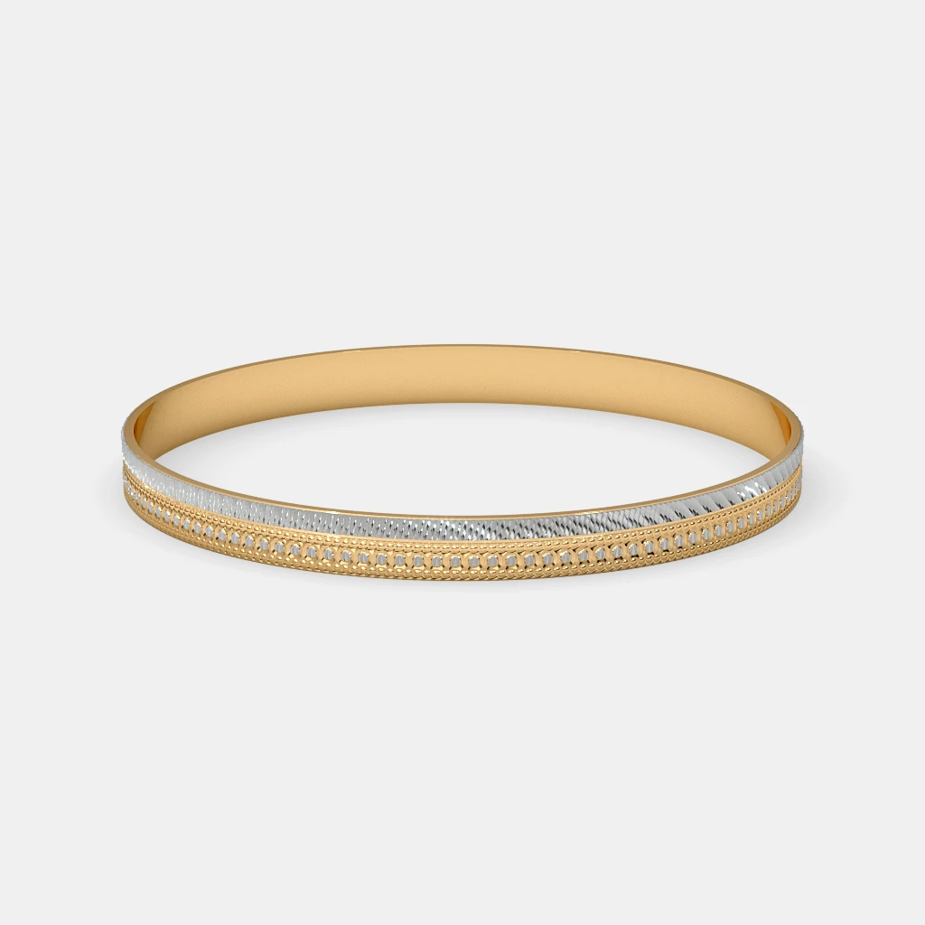 The Amalya Round Bangle | BlueStone.com