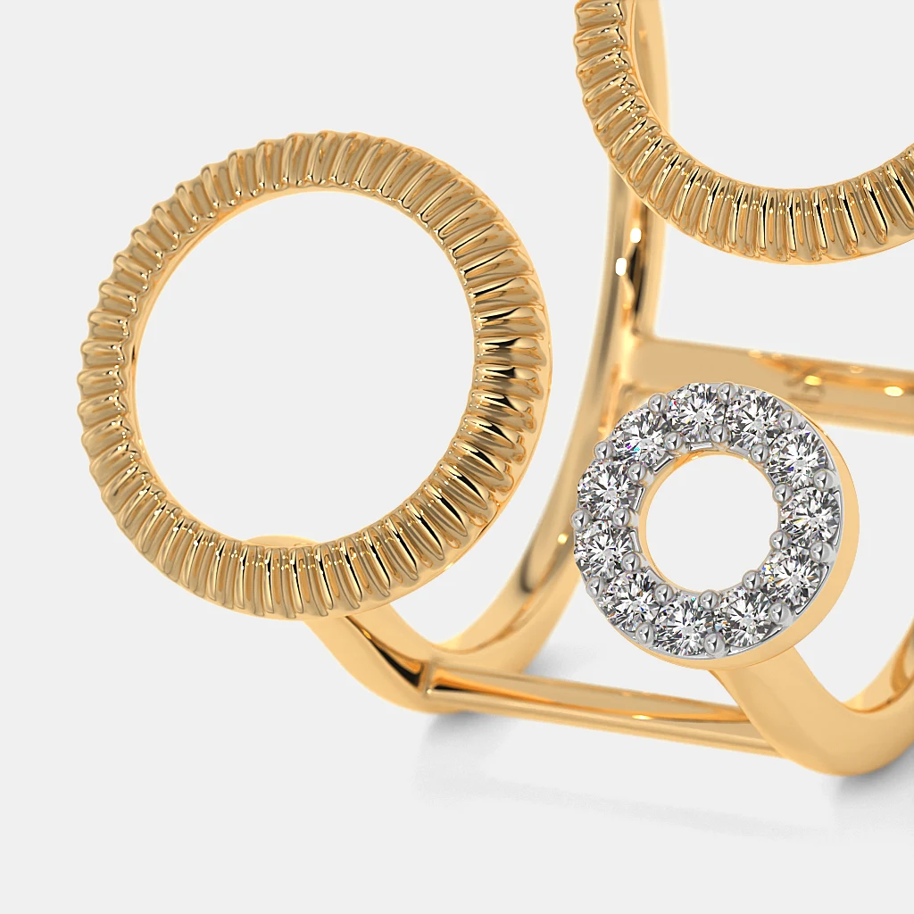 The Core Round Leaf Ring | BlueStone.com