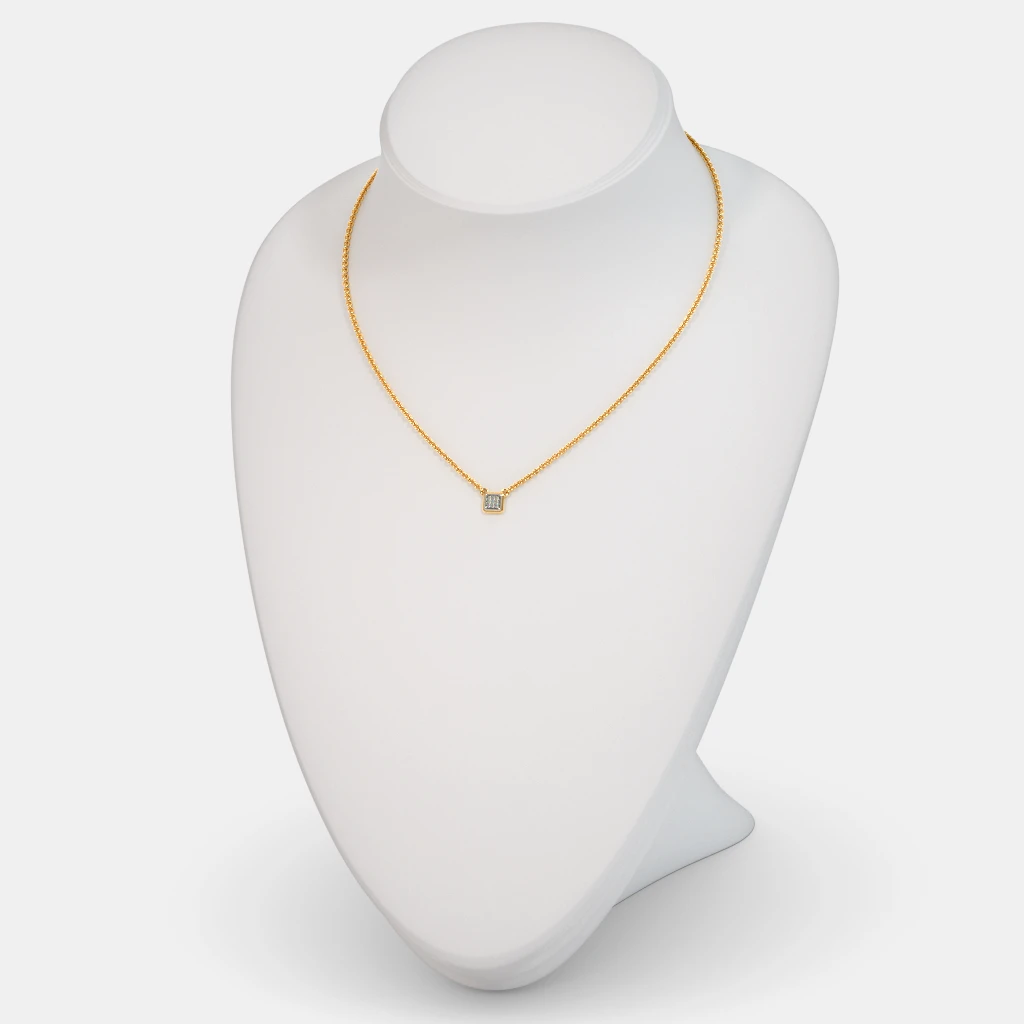 The Iola Pave Necklace | BlueStone.com