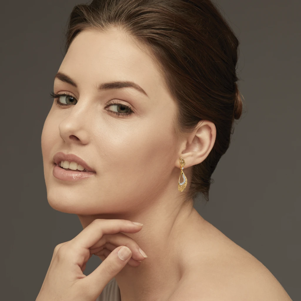 The Mahima Drop Earrings | BlueStone.com