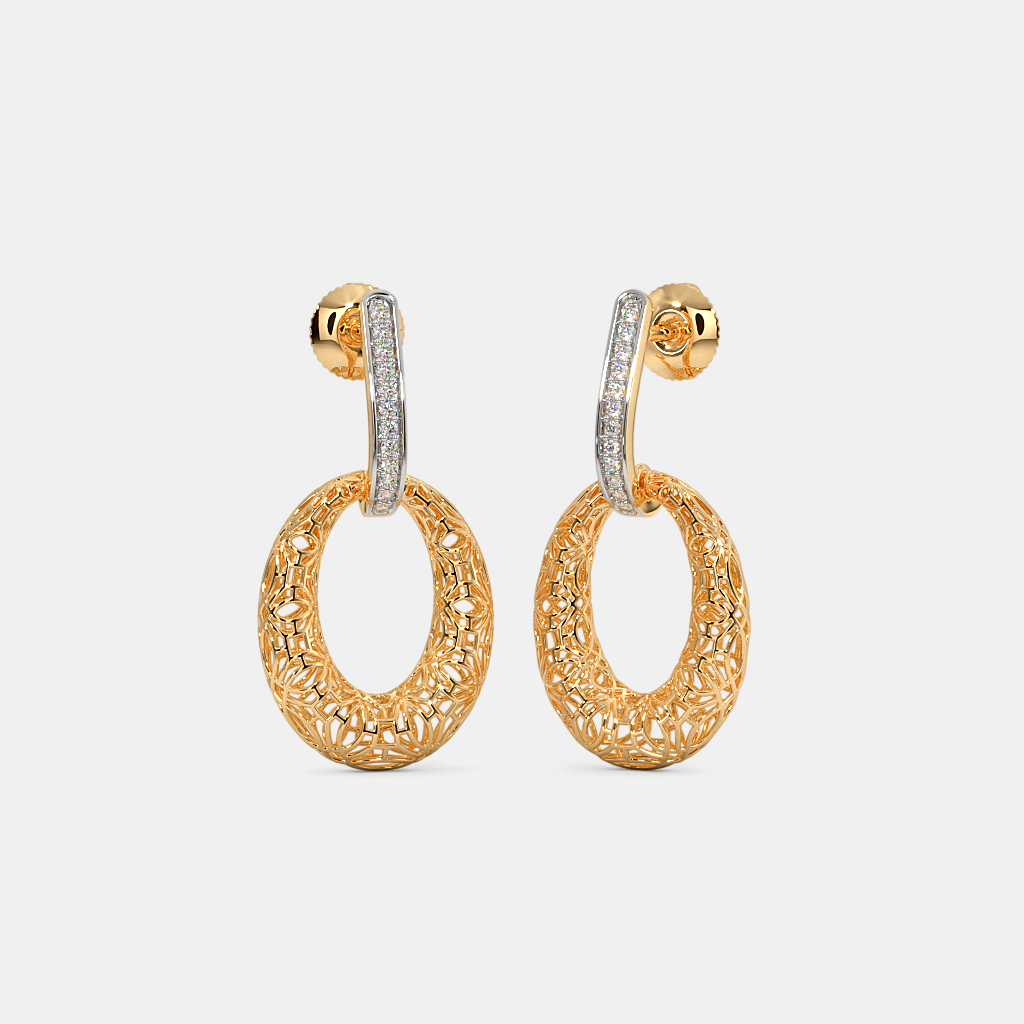 The Zaer Drop Earrings | BlueStone.com
