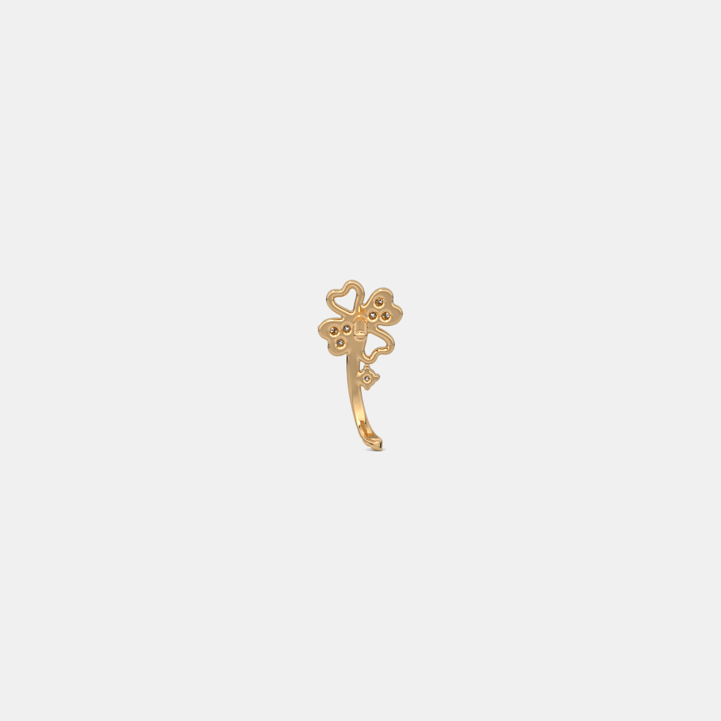 The Luckychuck J Hoop Earrings | BlueStone.com