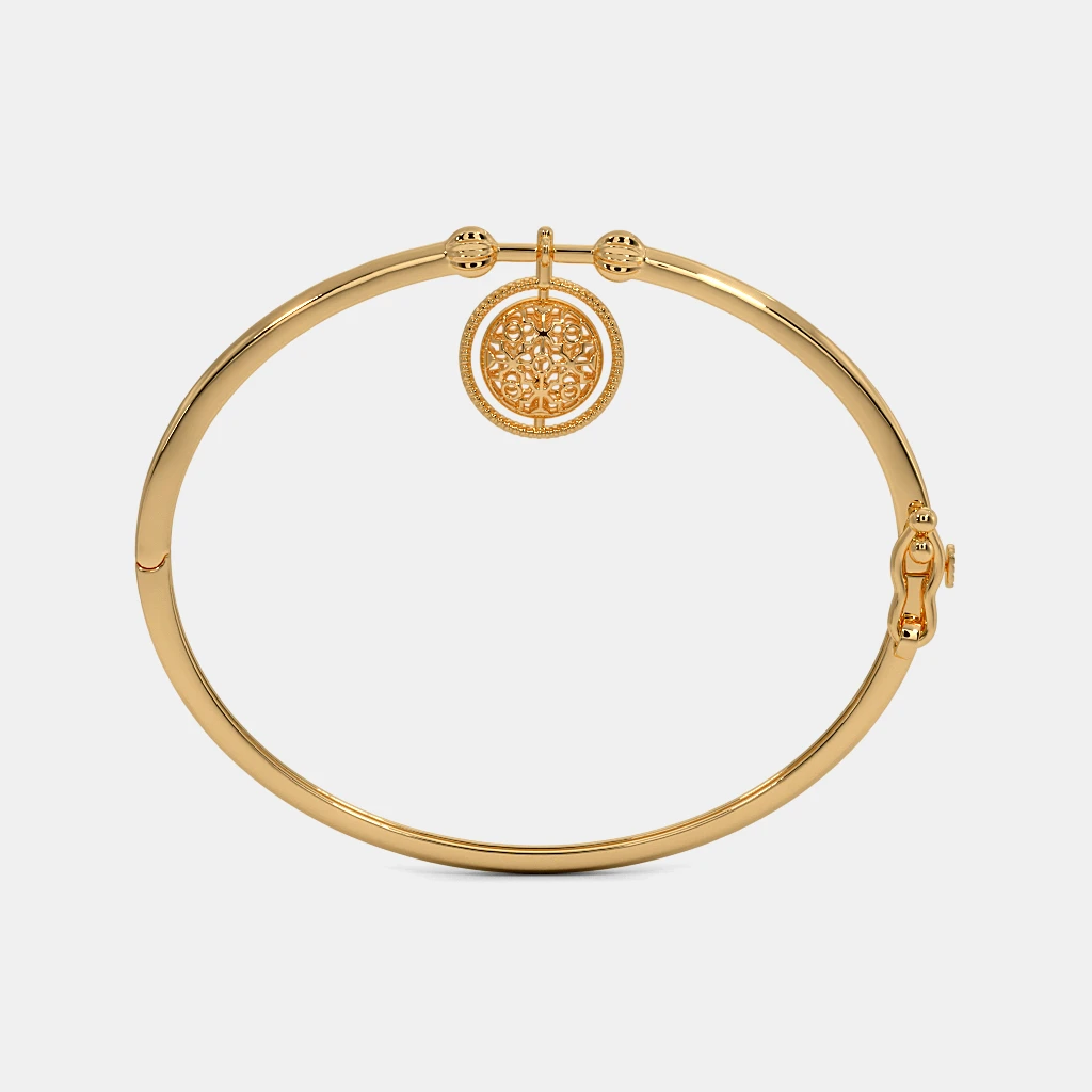 The Oratile Oval Bangle | BlueStone.com