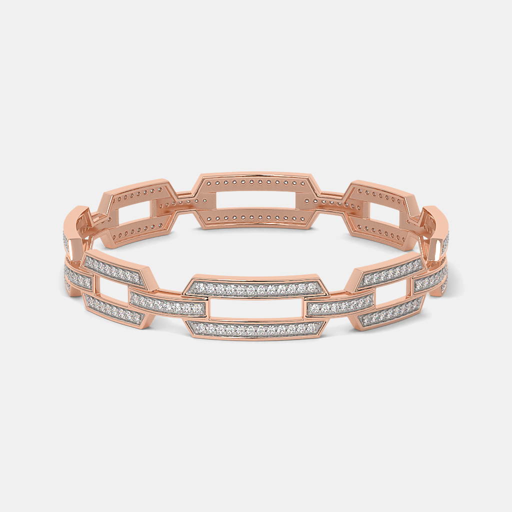 The Alignis Round Bangle | BlueStone.com