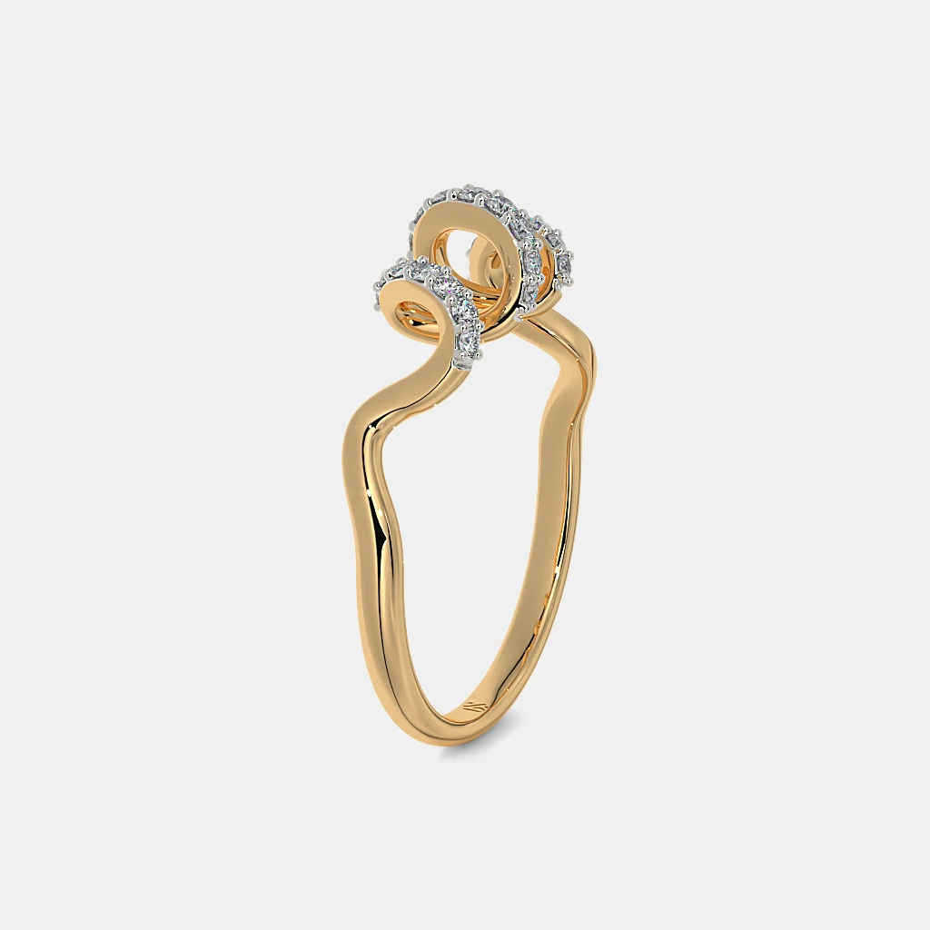 The Rhythmic Ribbon Ring | BlueStone.com