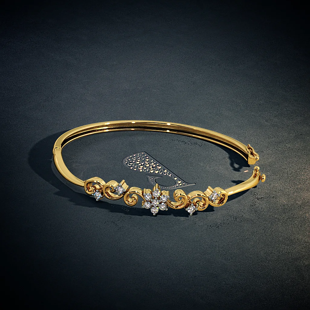Blue stone diamond bangles store