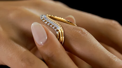 Buy 1500+ Diamond Rings Designs Online | BlueStone.com - India's #1 ...