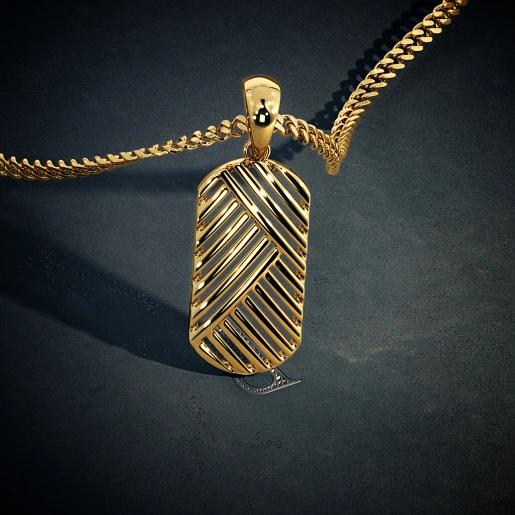 Buy Men's Gold Pendants Designs Online | BlueStone.com - India's #1 ...