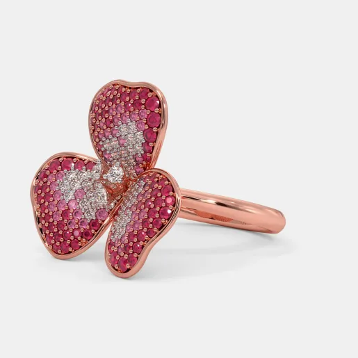 Buy Pink Ruby Rings Designs Online | BlueStone.com - India's #1 Online ...