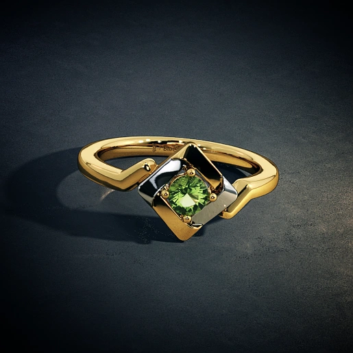 Buy Green Gemstone Rings Designs Online | BlueStone.com - India's #1 ...